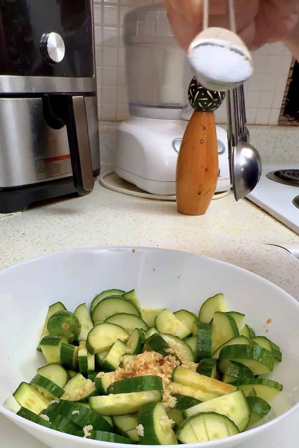 Spicy Cucumber Salad - Stuff Matty Cooks